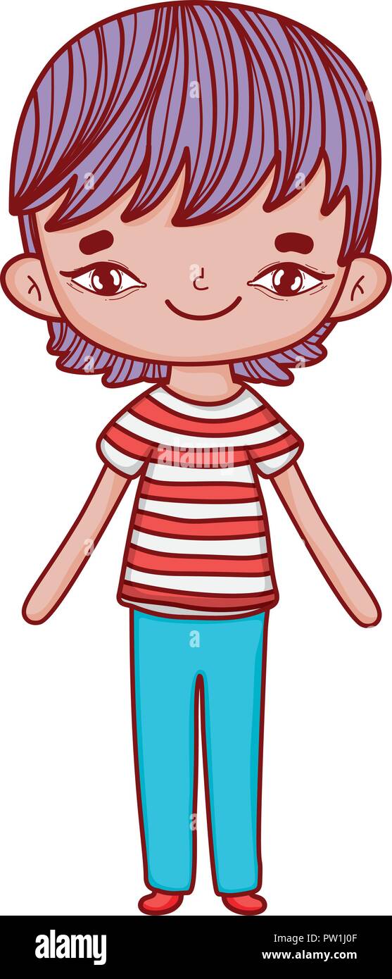 Little boy cute drawing Stock Vector Image & Art - Alamy