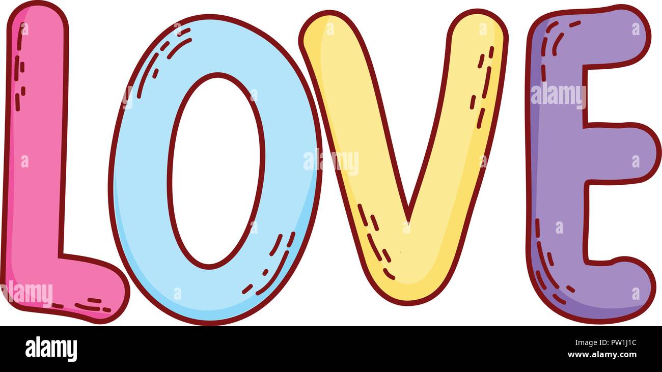 Love drawing fonts Stock Vector Image & Art - Alamy