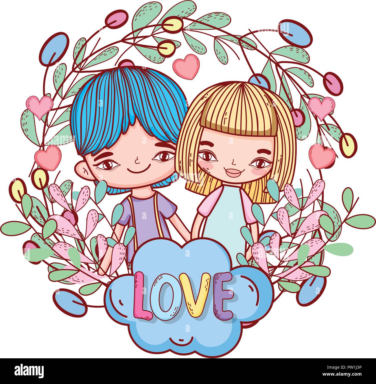 Artist drawing cartoons Stock Vector Images - Alamy