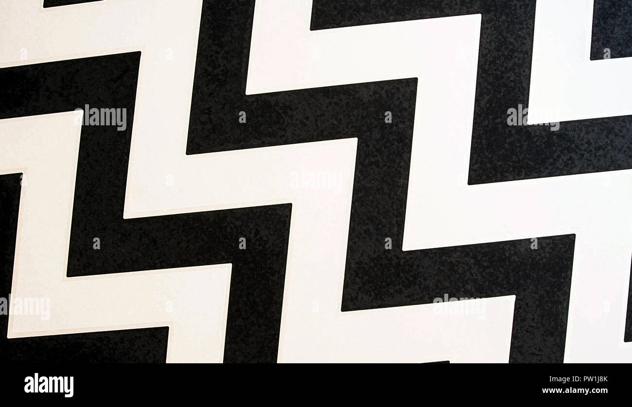 Zigzag Striped seamless pattern background. Retro style. Template for ...