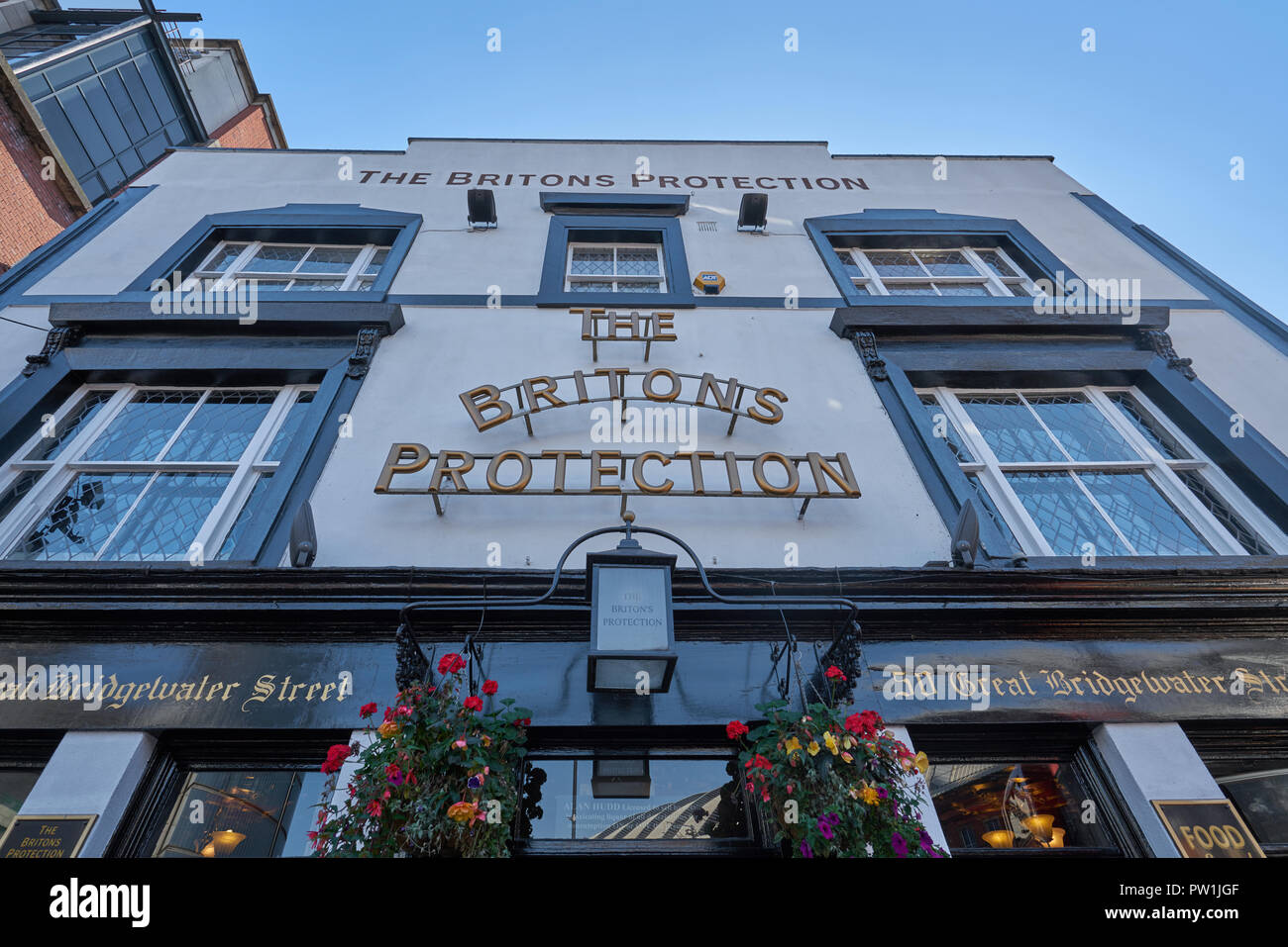 the britons protection pub manchester Stock Photo - Alamy