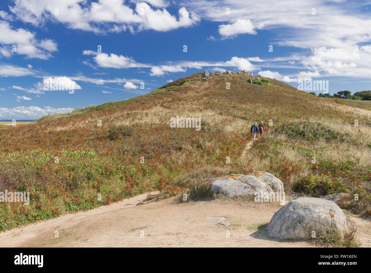 Pierre aux Rats in Herm Island, Guernsey Stock Photo - Alamy