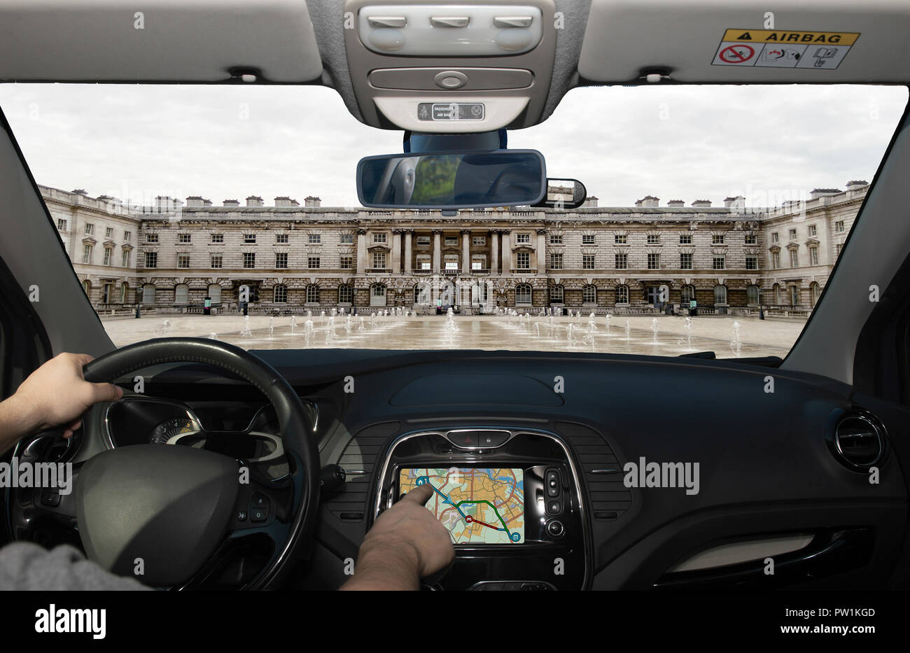 Strand london map hi-res stock photography and images - Alamy