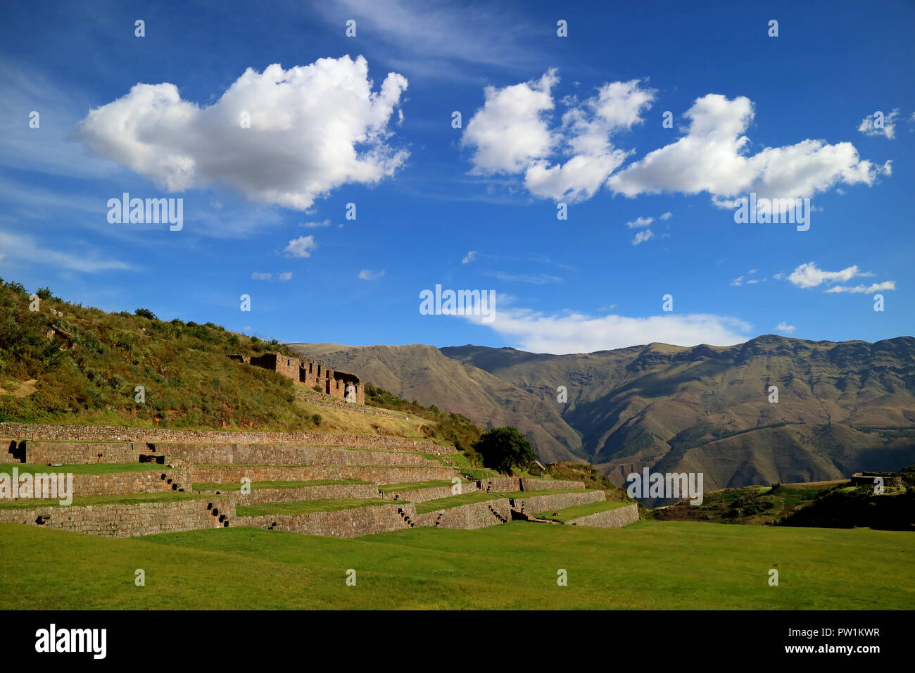 Tipon archaeological site, incredible remains of agricultural terraces ...