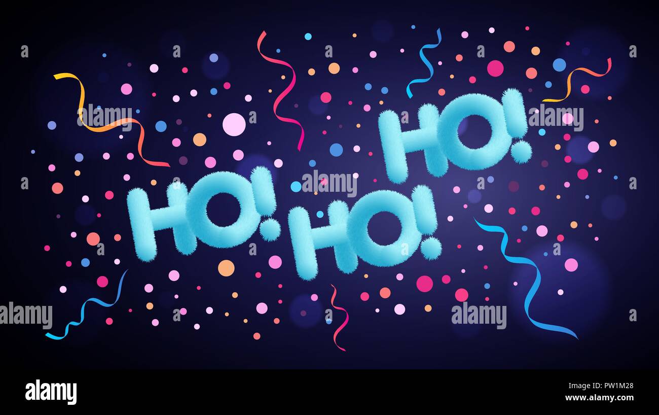 Ho ho ho santa Stock Vector Images - Alamy