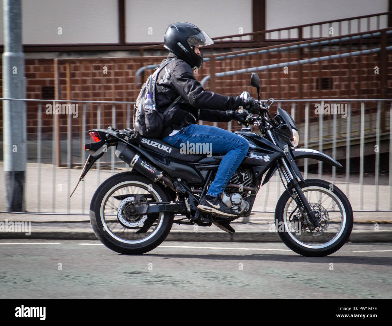Suzuki DR Motorcycle Stock Photo - Alamy