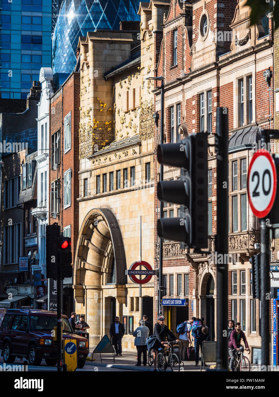 Whitechapel Gallery in London's East End in Whitechapel High St. The ...