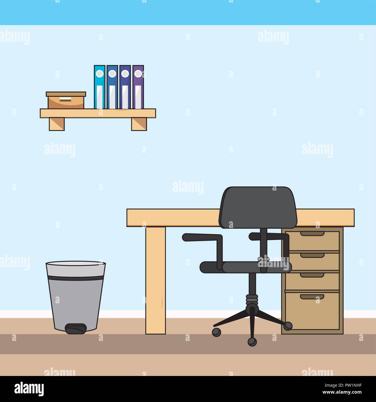 Empty office interior Stock Vector Image & Art - Alamy