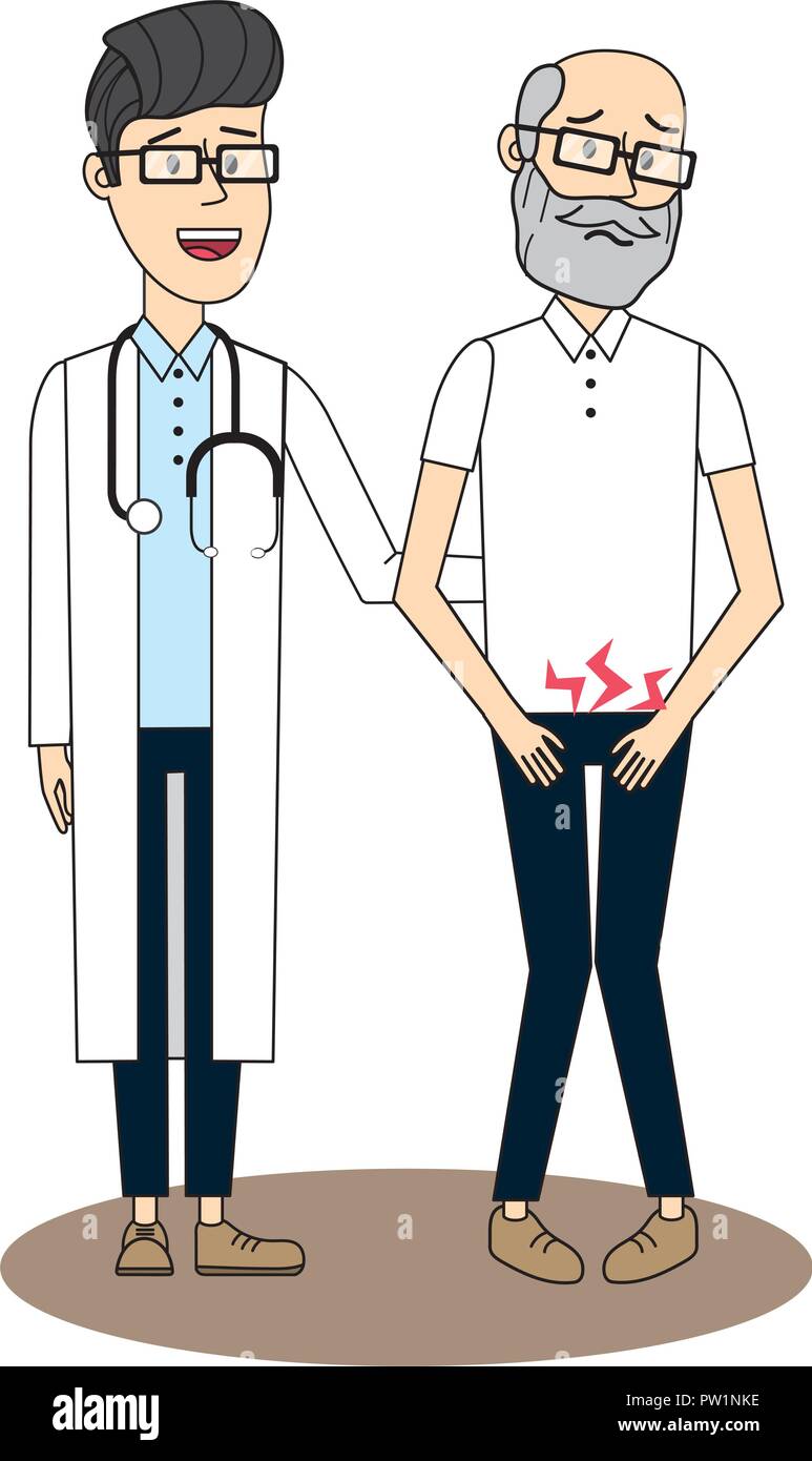 Stomach cancer doctor Stock Vector Images - Alamy