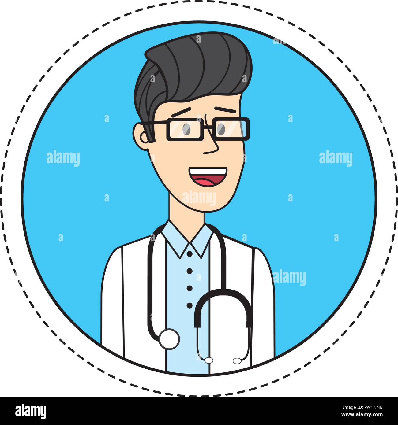 Male doctor cartoon Stock Vector Image & Art - Alamy