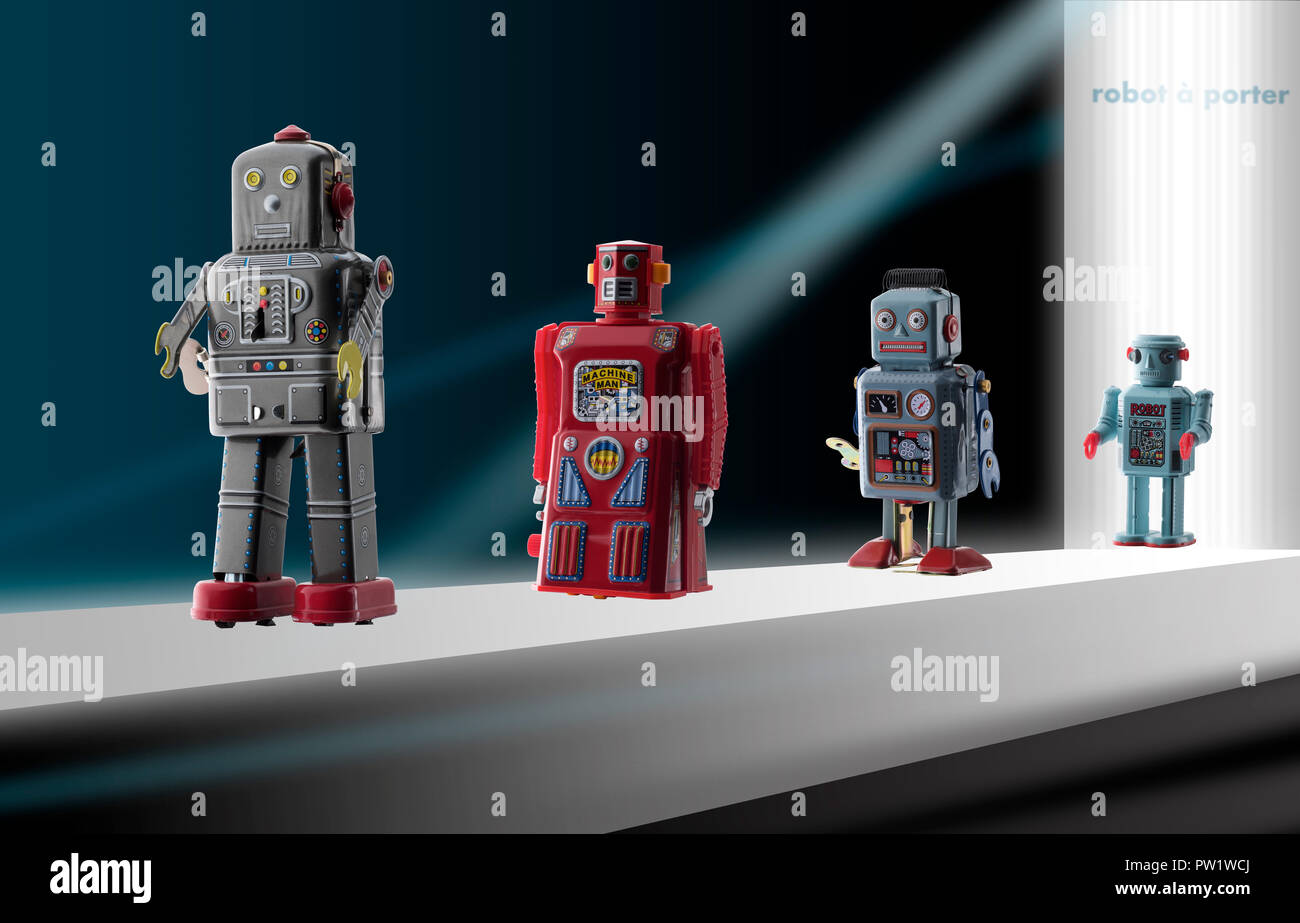 Concept A Fashion Runaway with Toy Robot, Fashion Show, Robotic Wear ...