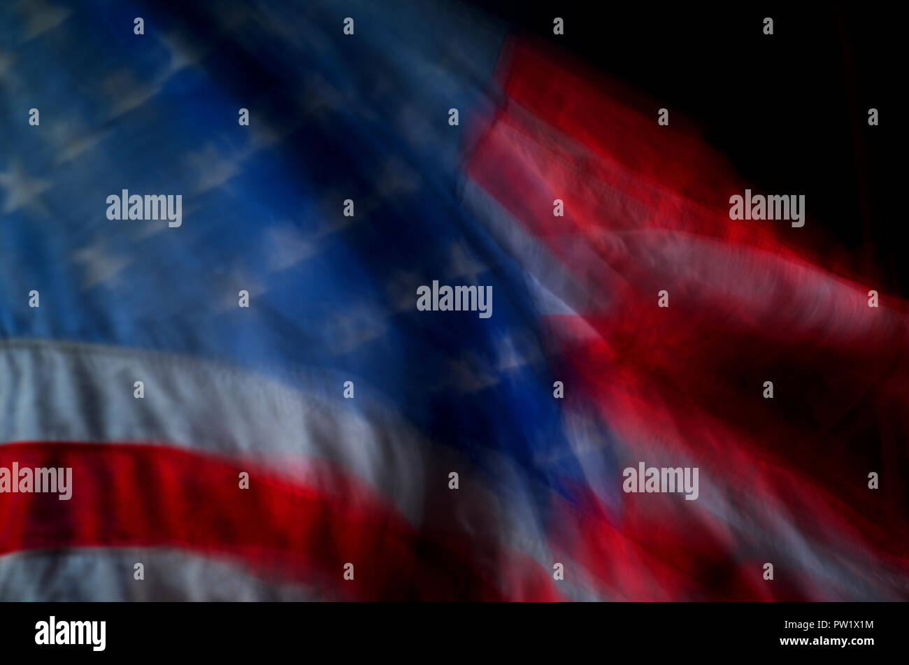 War torn american flag hi-res stock photography and images - Alamy