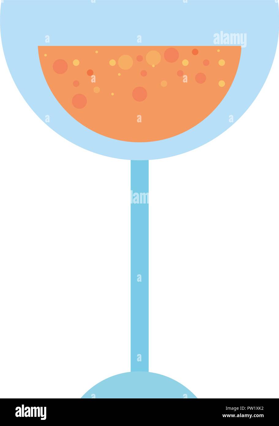 champagne drink on white background vector illustration Stock Vector ...