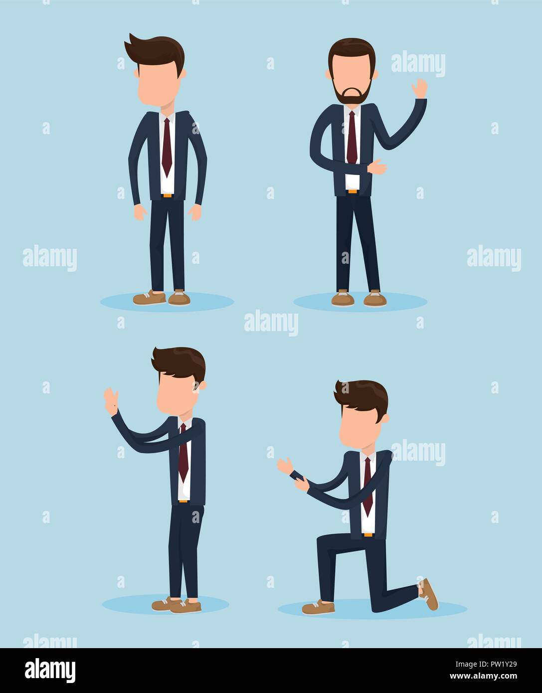 Set of groom cartoons collection Stock Vector Image & Art - Alamy