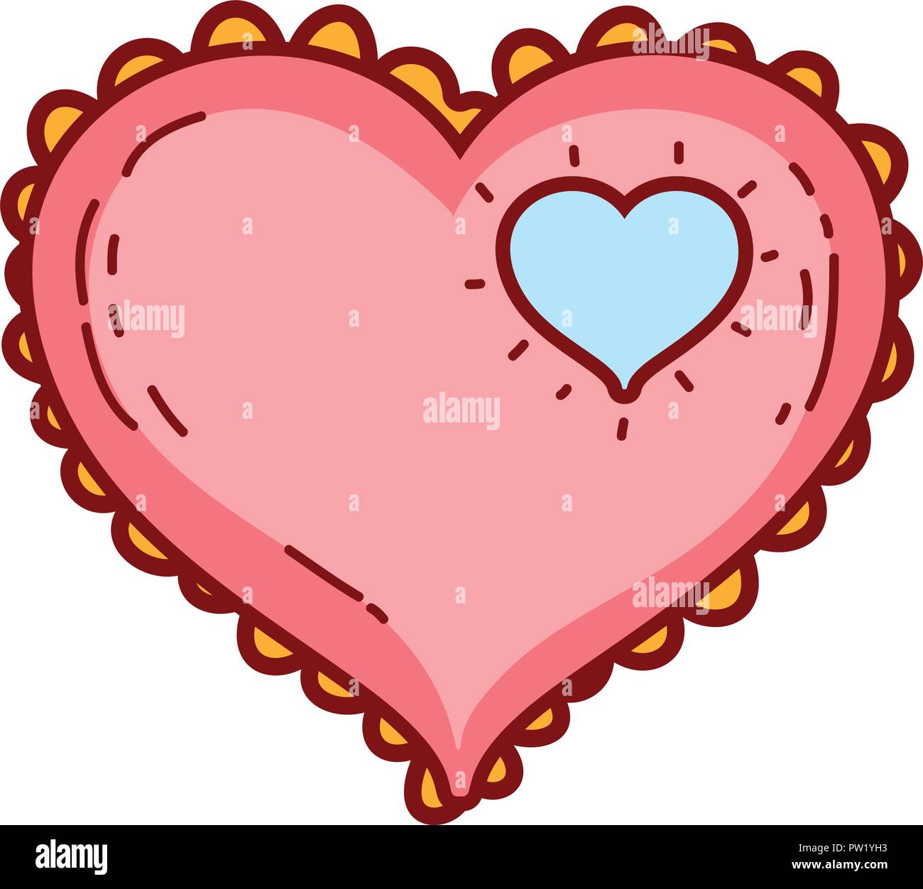 Heart fashion drawing Stock Vector Image & Art - Alamy