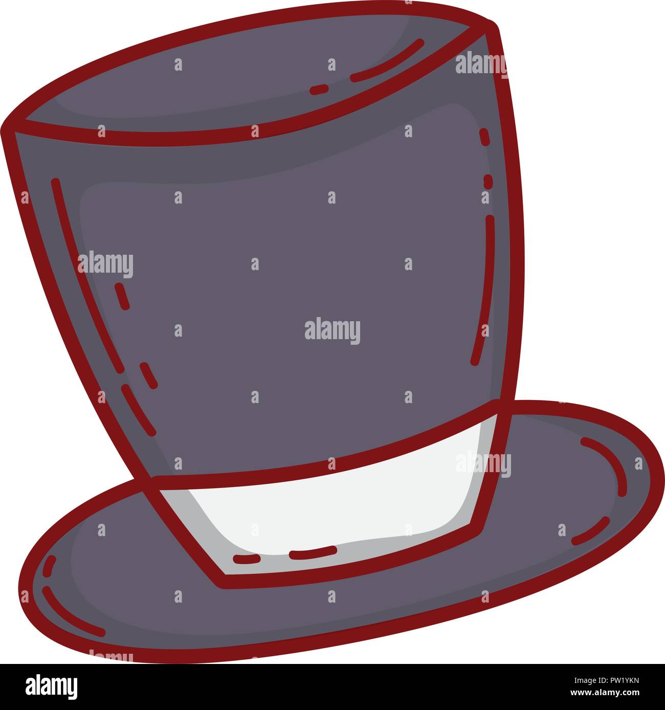 Magician hat cartoon Stock Vector Image & Art - Alamy