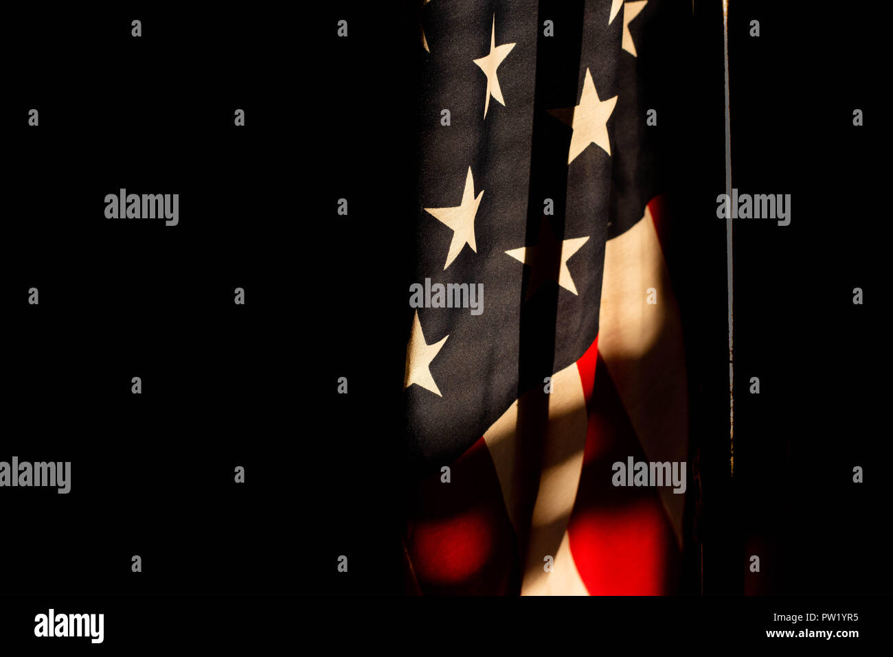 Negative american flag hi-res stock photography and images - Alamy