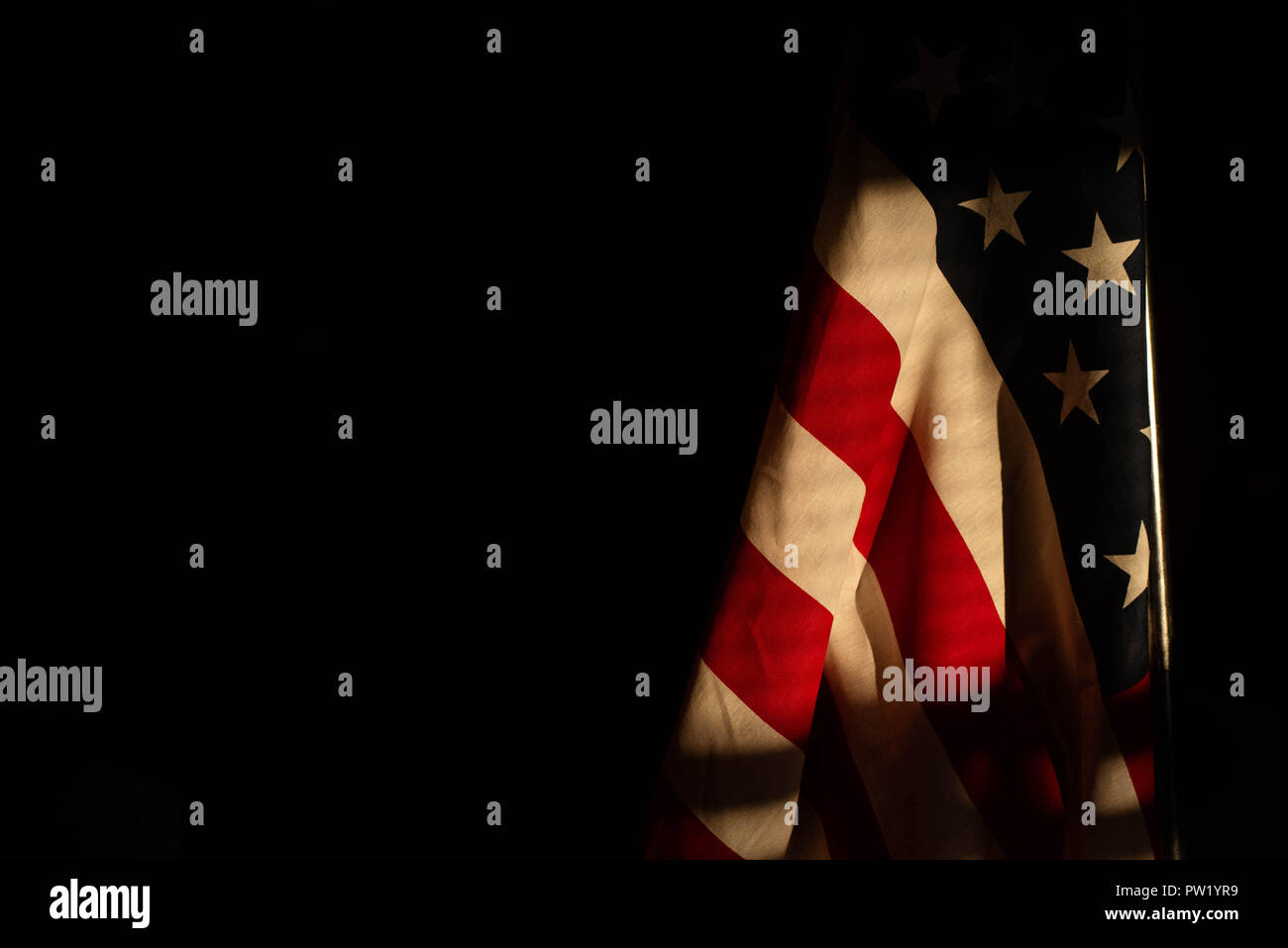 Negative american flag hi-res stock photography and images - Alamy