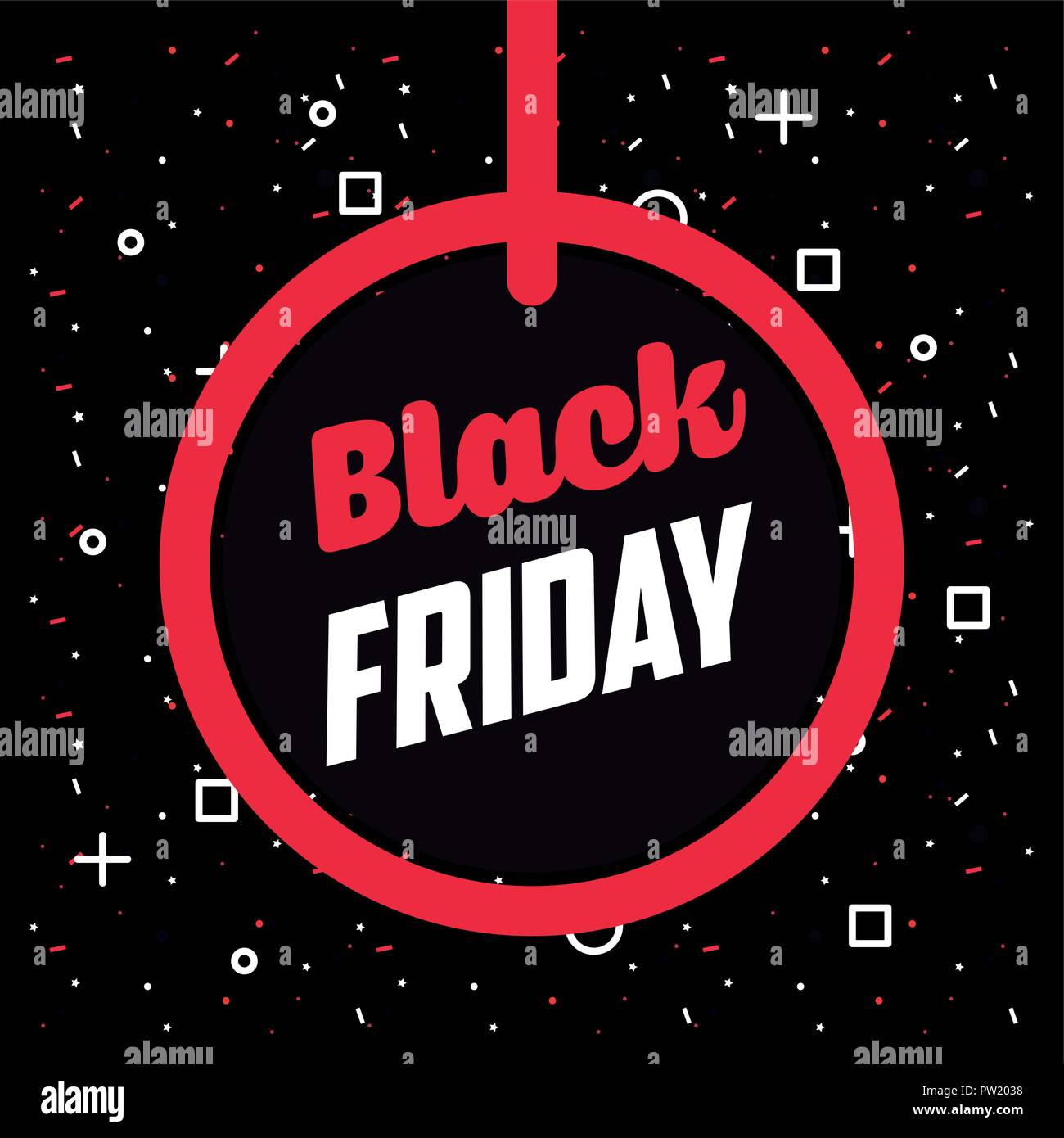 black friday shopping sales key chain symbols background vector ...