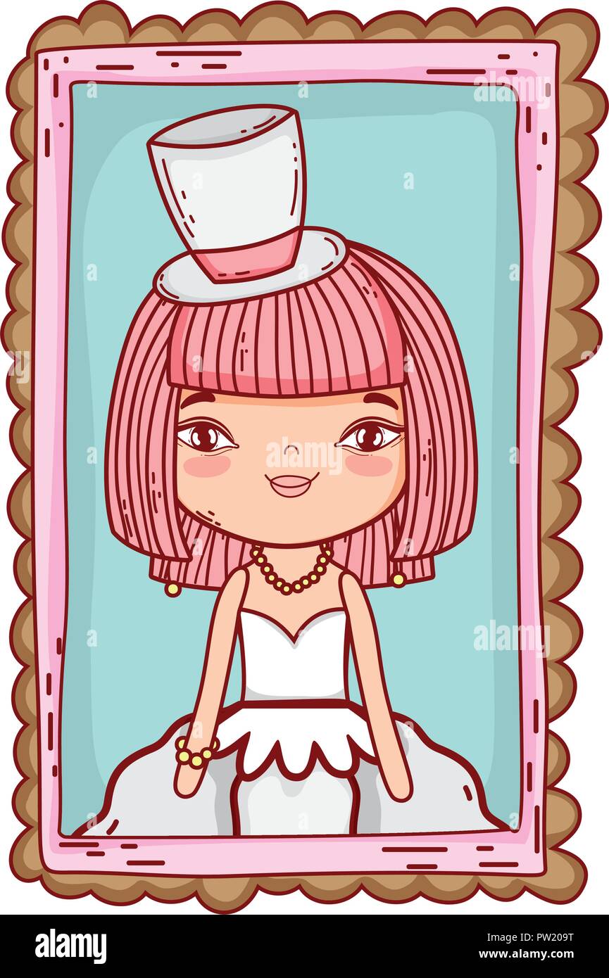 Bride cute drawings cartoons Stock Vector Image & Art - Alamy