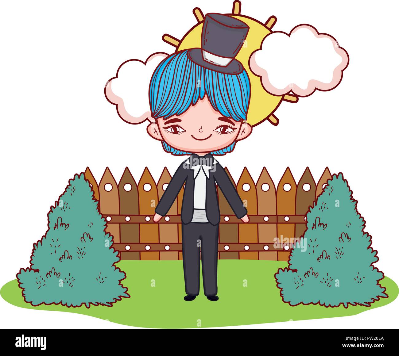 Cute sun drawings Stock Vector Images - Alamy