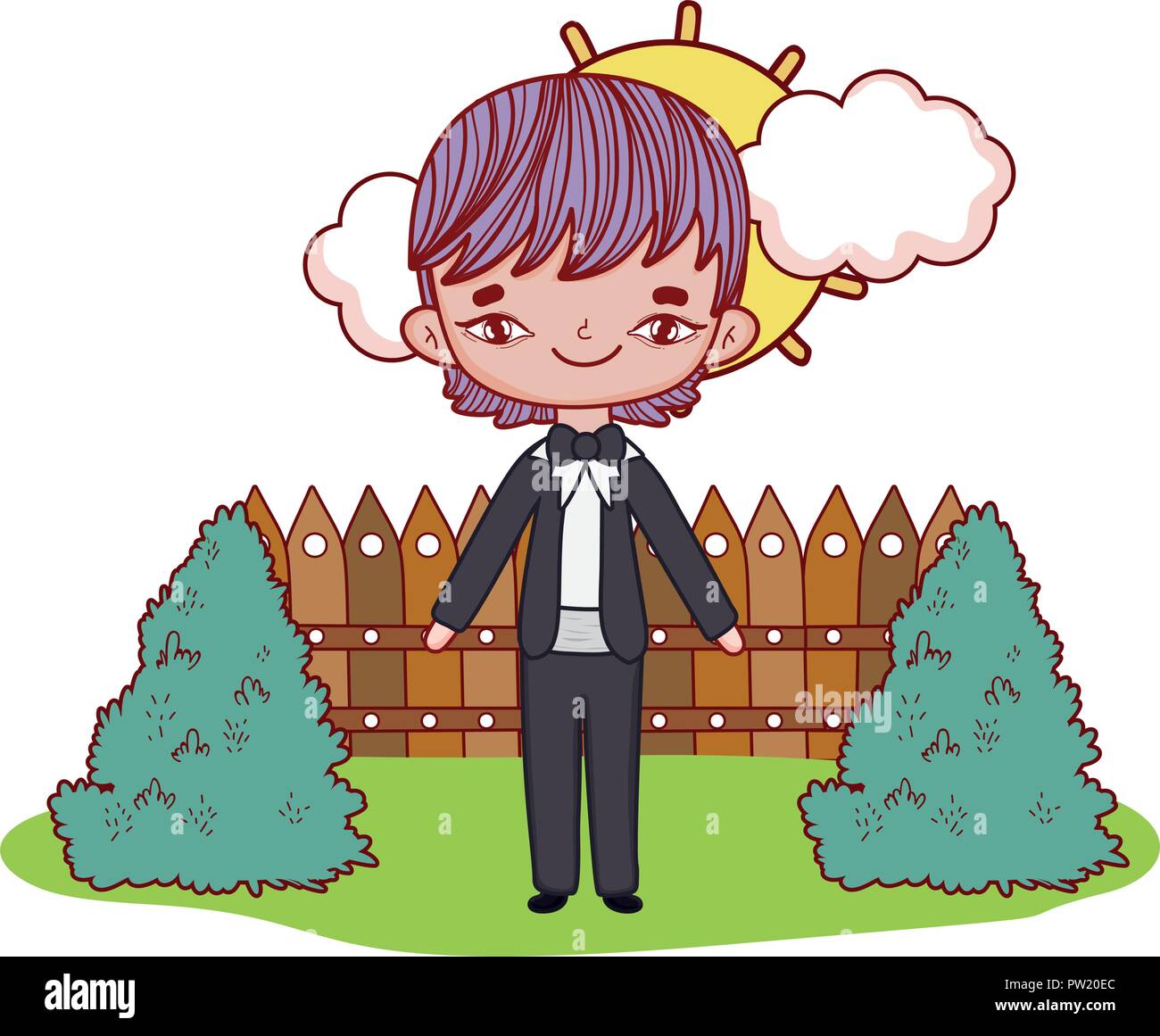 Cute sun drawings Stock Vector Images - Alamy