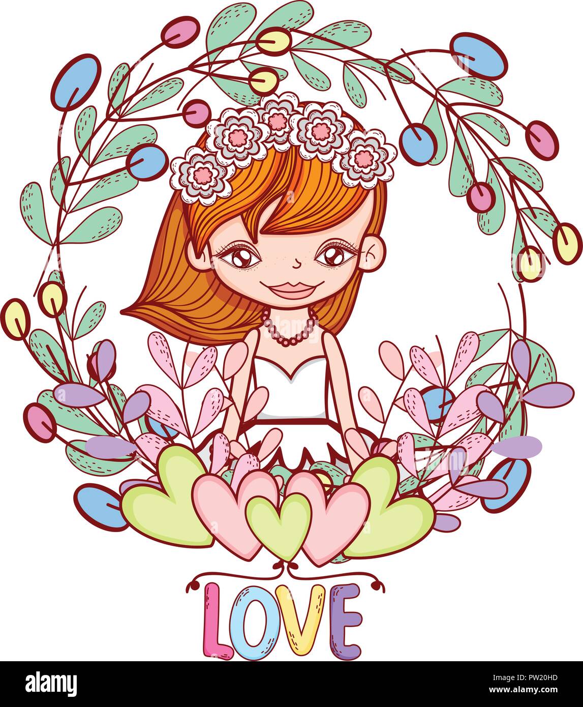 Bride cute drawings cartoons Stock Vector Image & Art - Alamy
