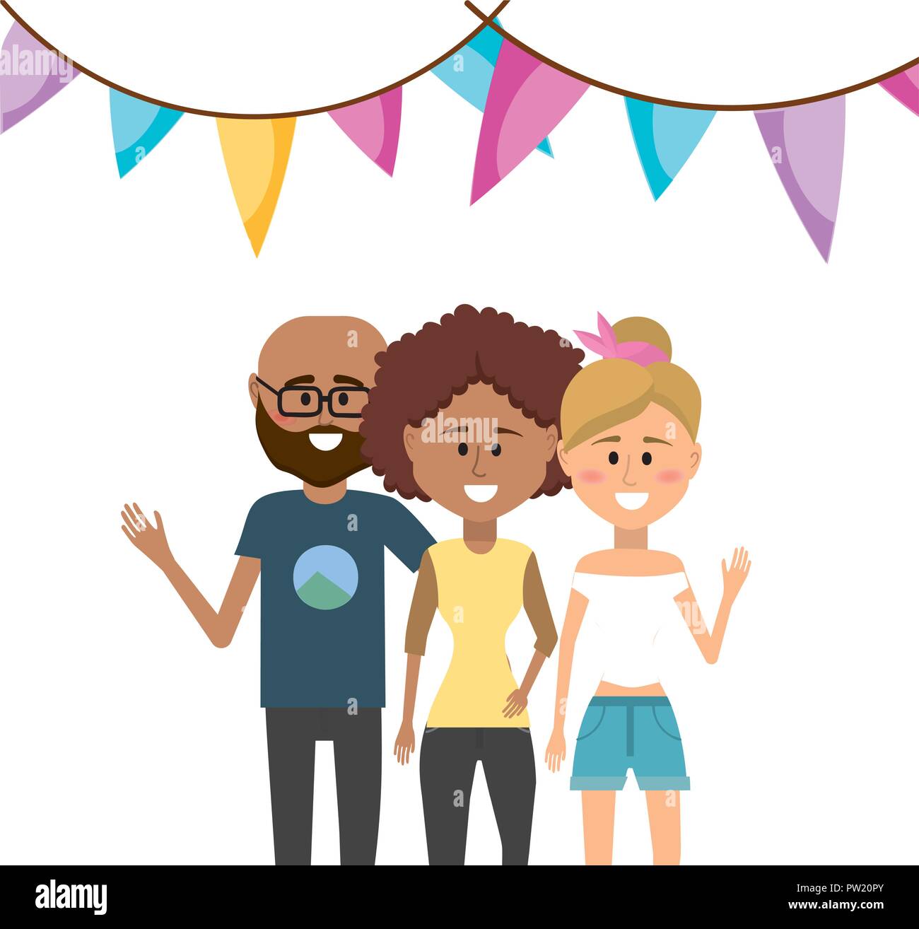 People party cartoons Stock Vector Image & Art - Alamy
