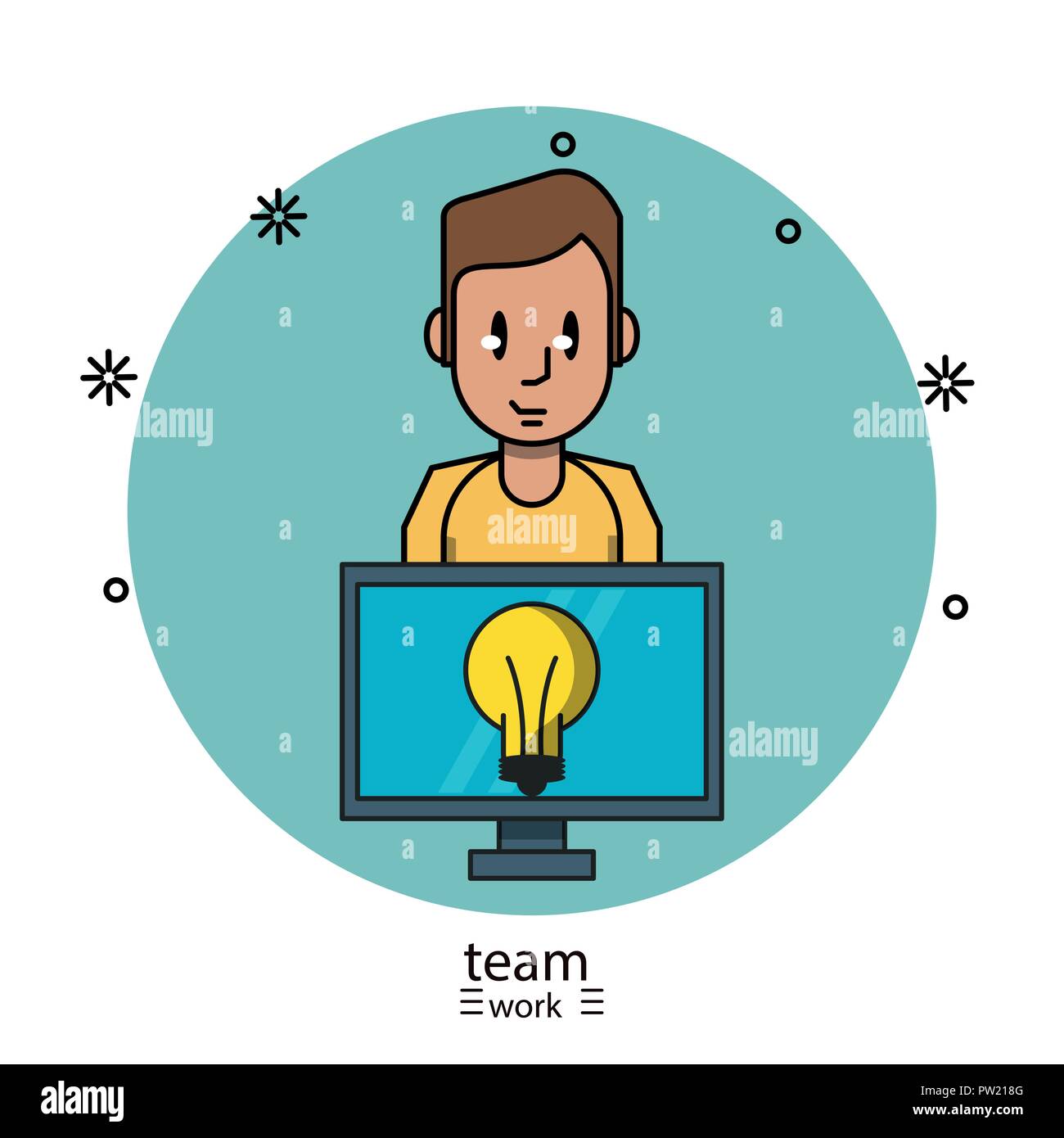 Business coworkers and teamwork cartoons vector illustration graphic ...