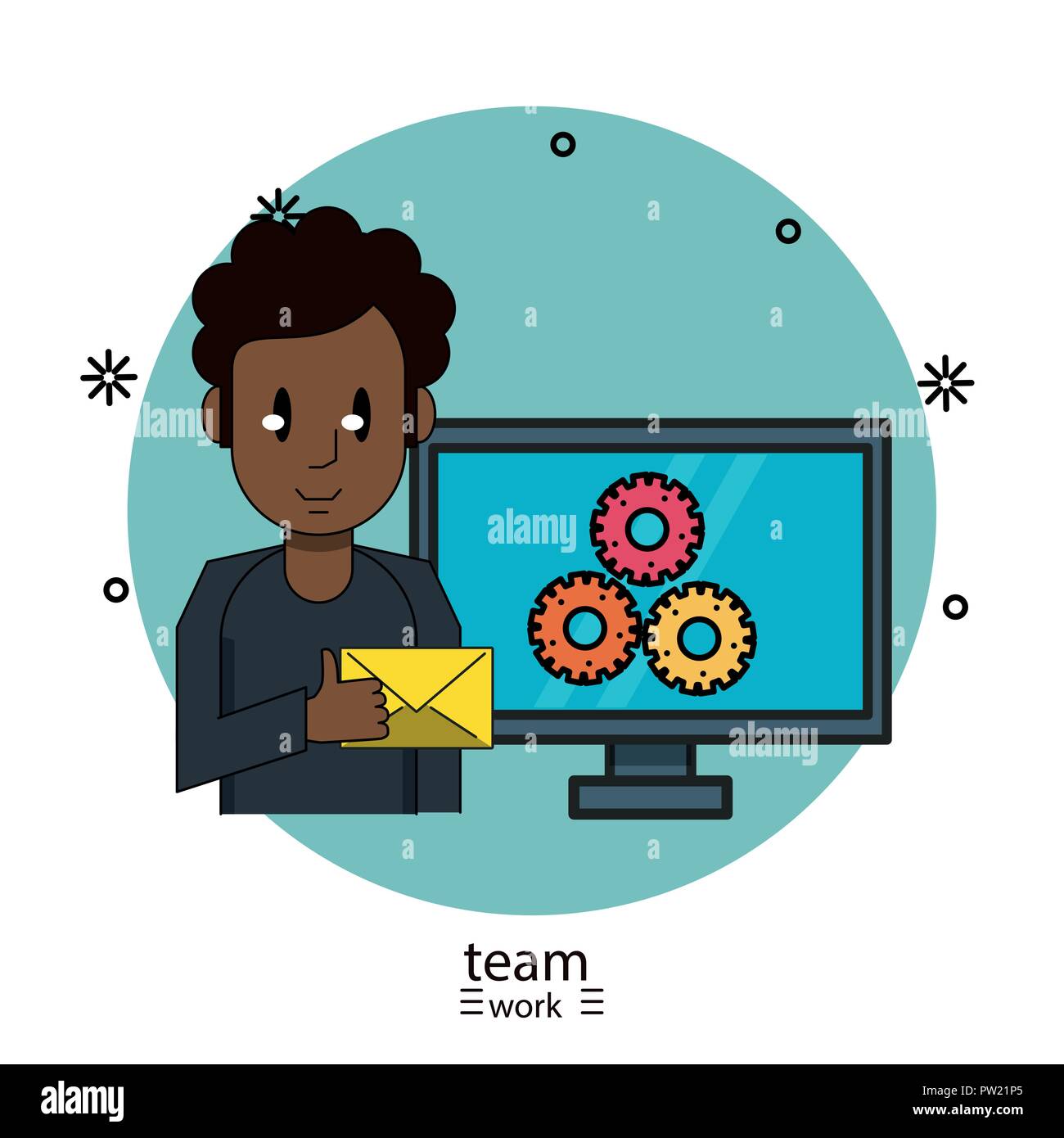 Business coworkers and teamwork cartoons vector illustration graphic ...