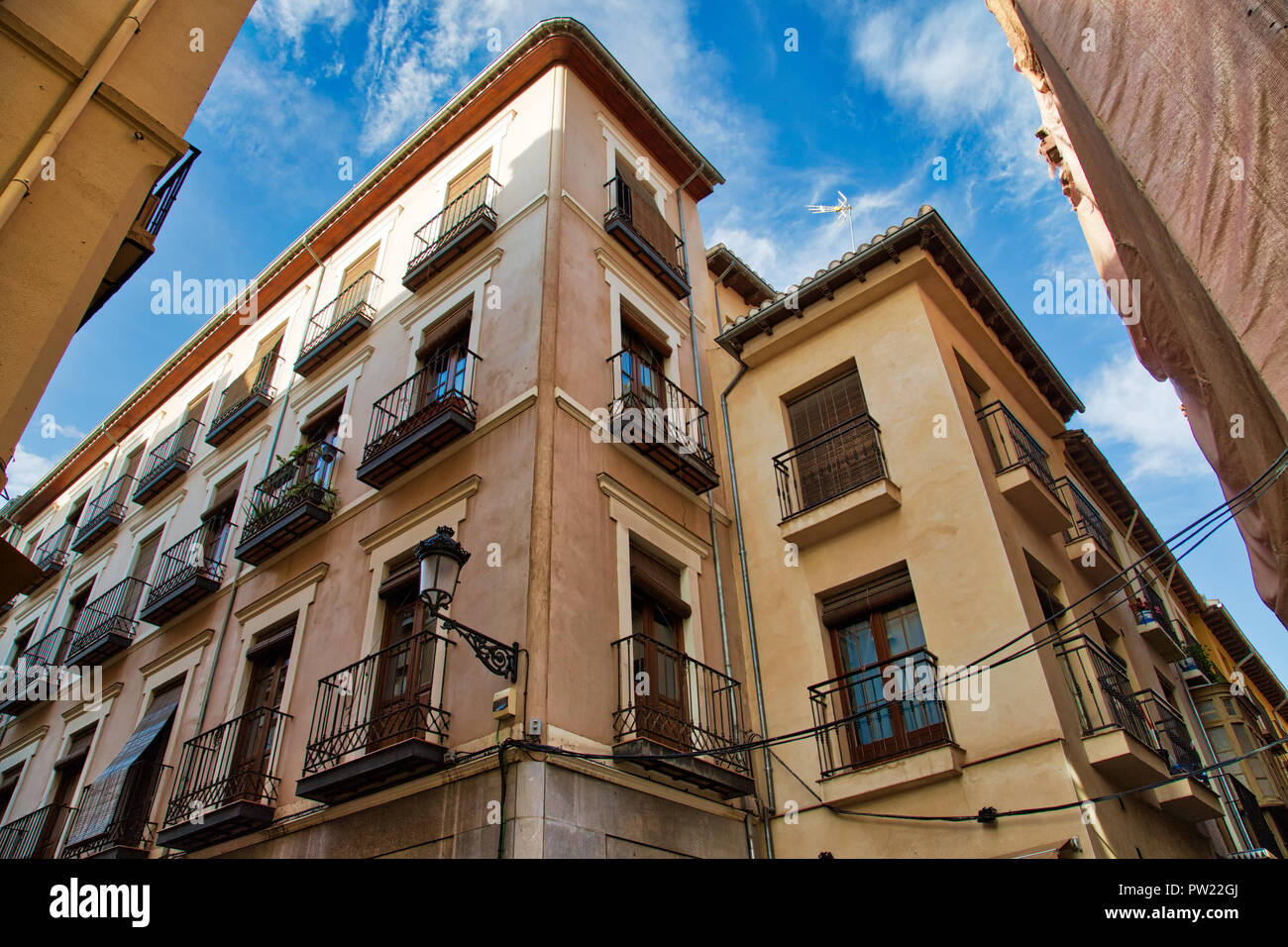 Granada streets in a historic city center Stock Photo - Alamy