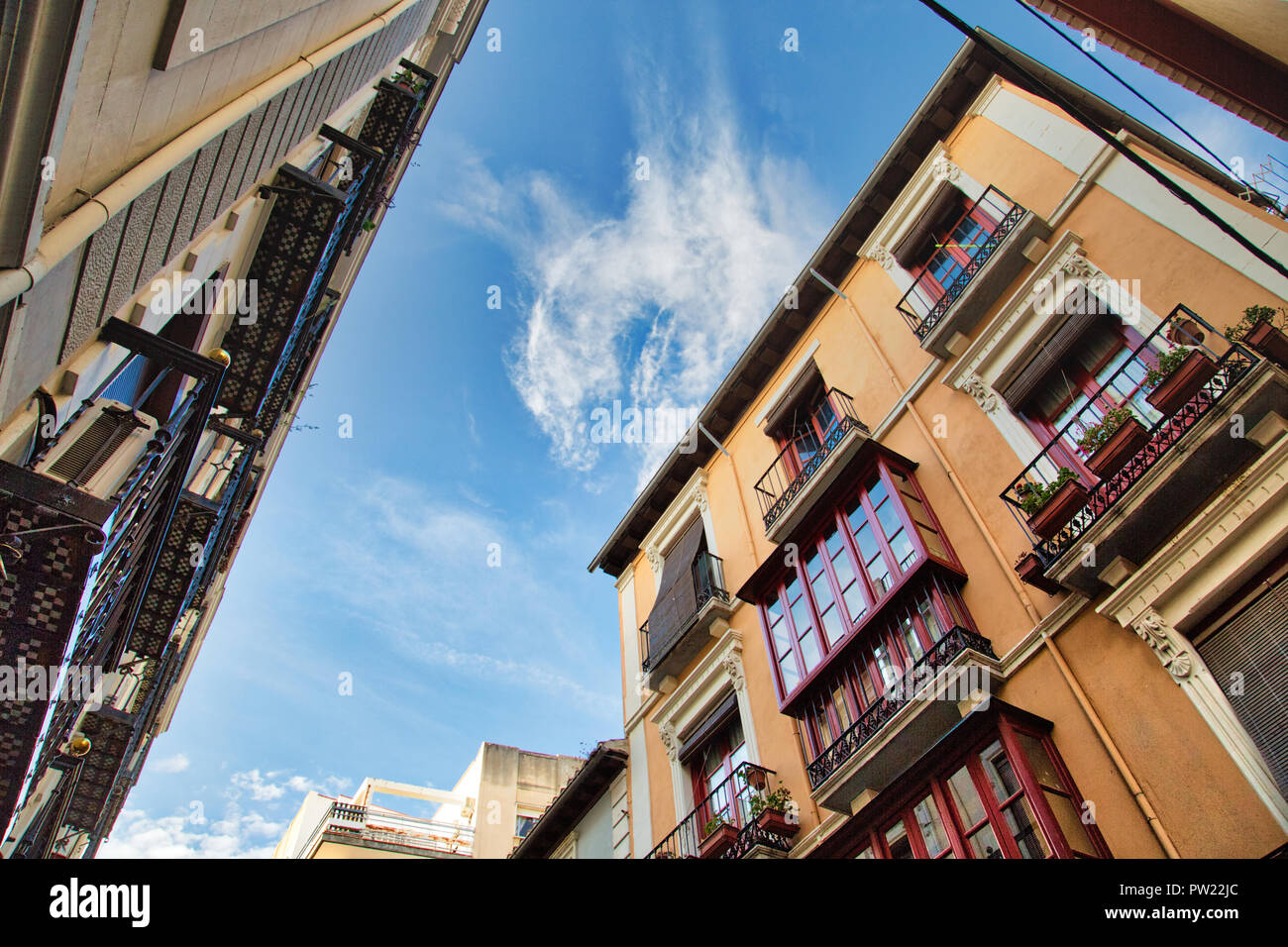 Granada streets in a historic city center Stock Photo - Alamy