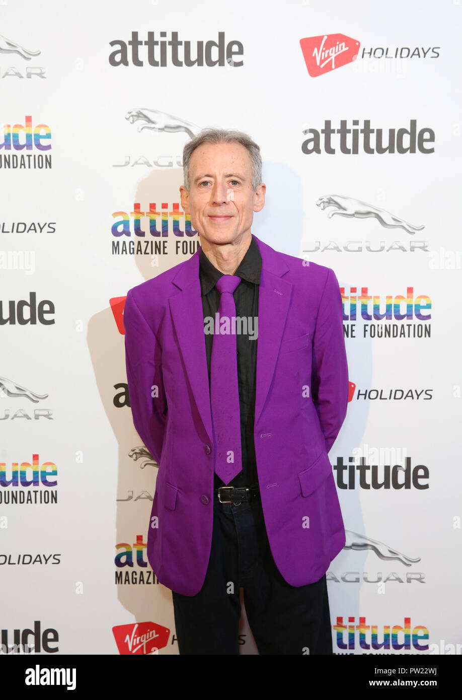 EDITORIAL USE ONLY Peter Tatchell attends the Virgin Holidays Attitude ...