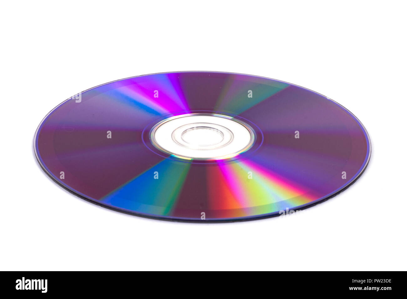 DVD isolated on white background Stock Photo - Alamy