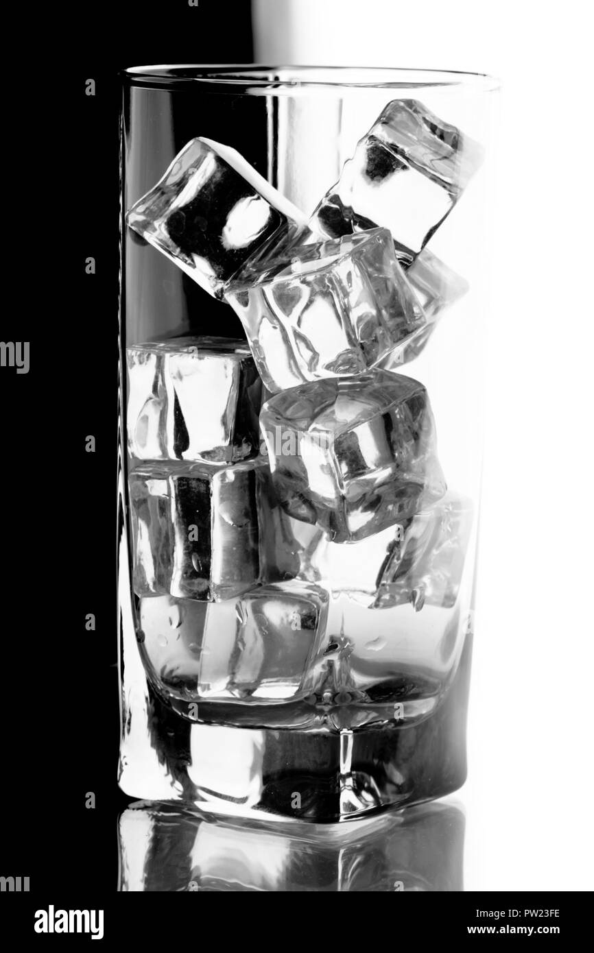 Melting ice cube Black and White Stock Photos & Images - Alamy