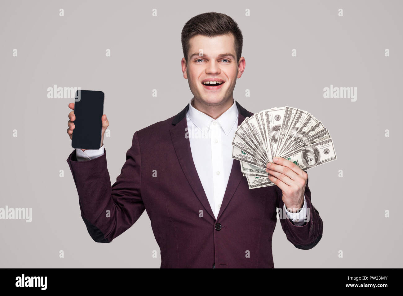 Fan of money hi-res stock photography and images - Alamy