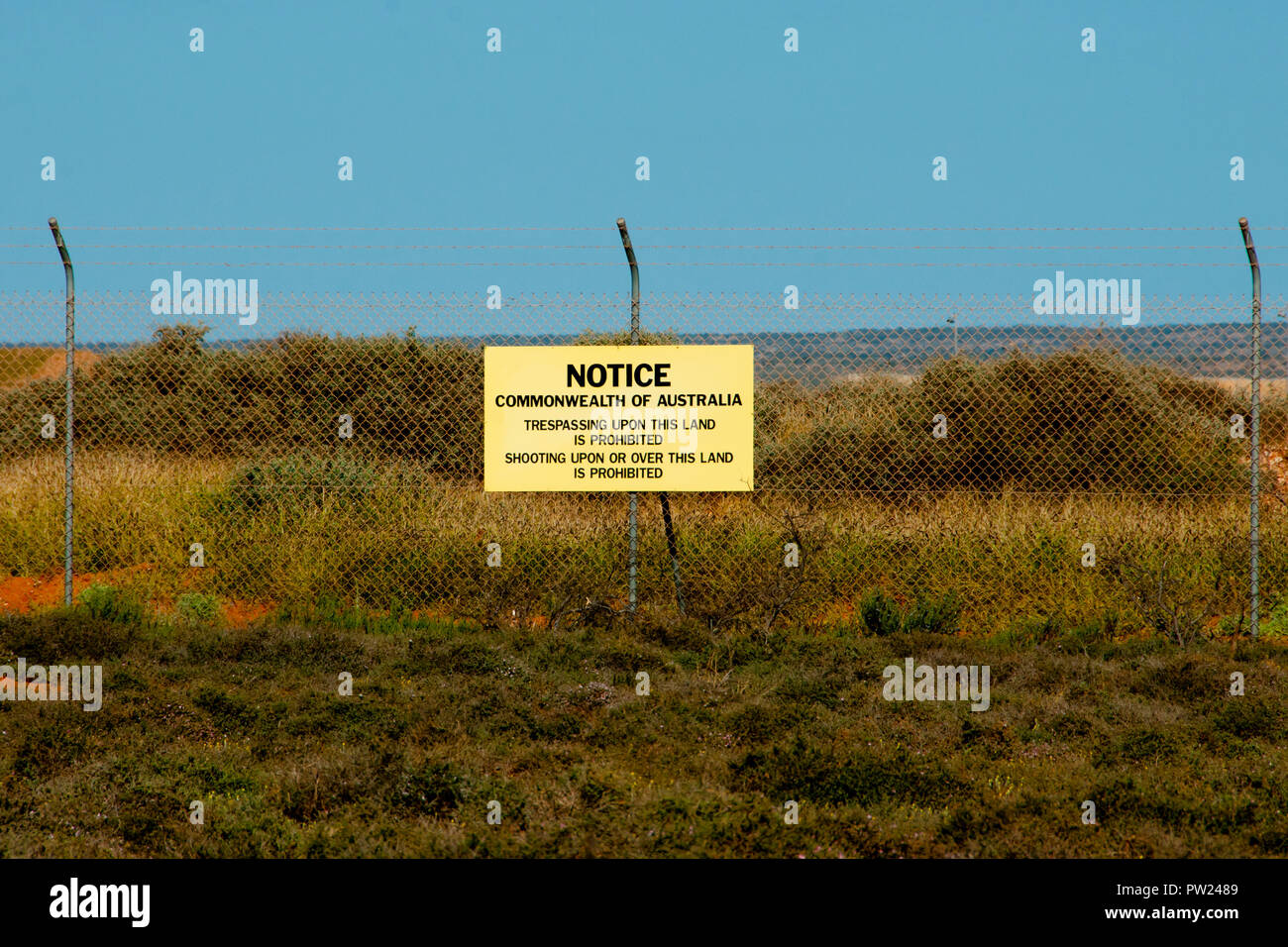 Tresspassing Warning Sign Stock Photo - Alamy