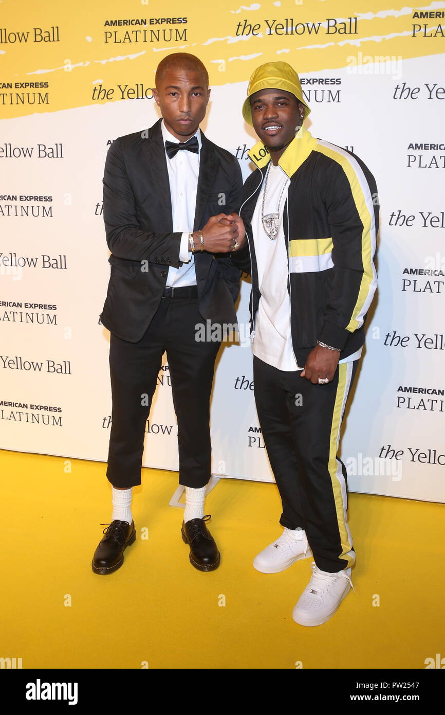 American Express and Pharrell Williams Host the Yellow Ball at the ...