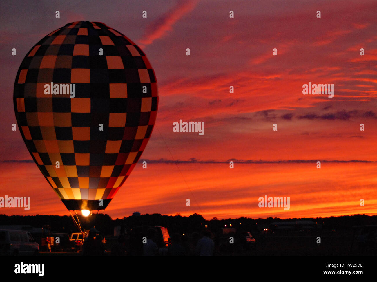 Hot air balloon on ground hi-res stock photography and images - Alamy