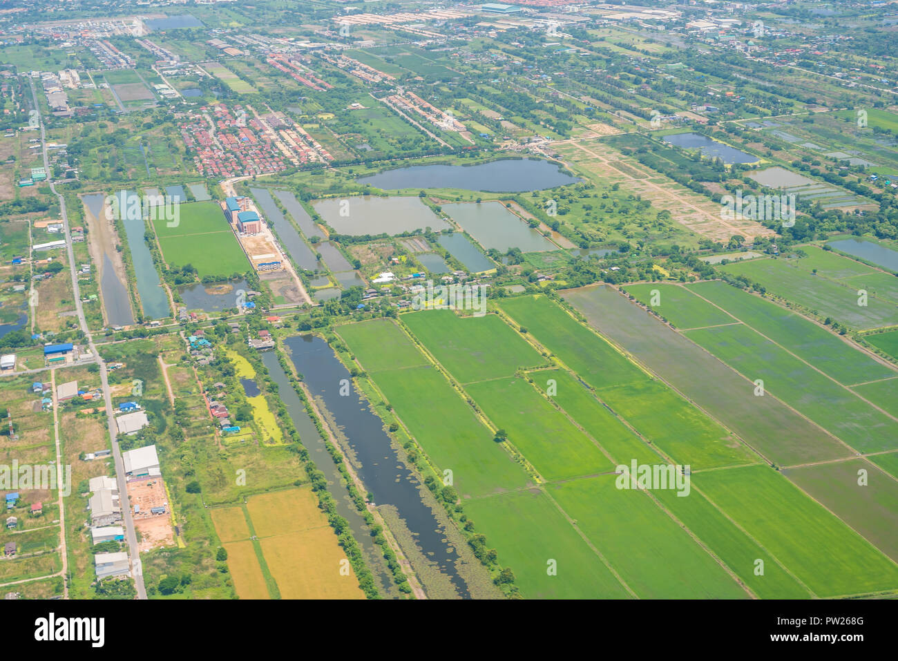 Aerial urban environment encroachment hi-res stock photography and ...