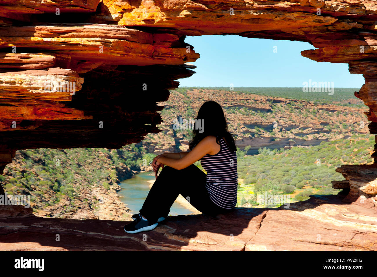 Nature's Window - Kalbarri National Park - Australia Stock Photo - Alamy