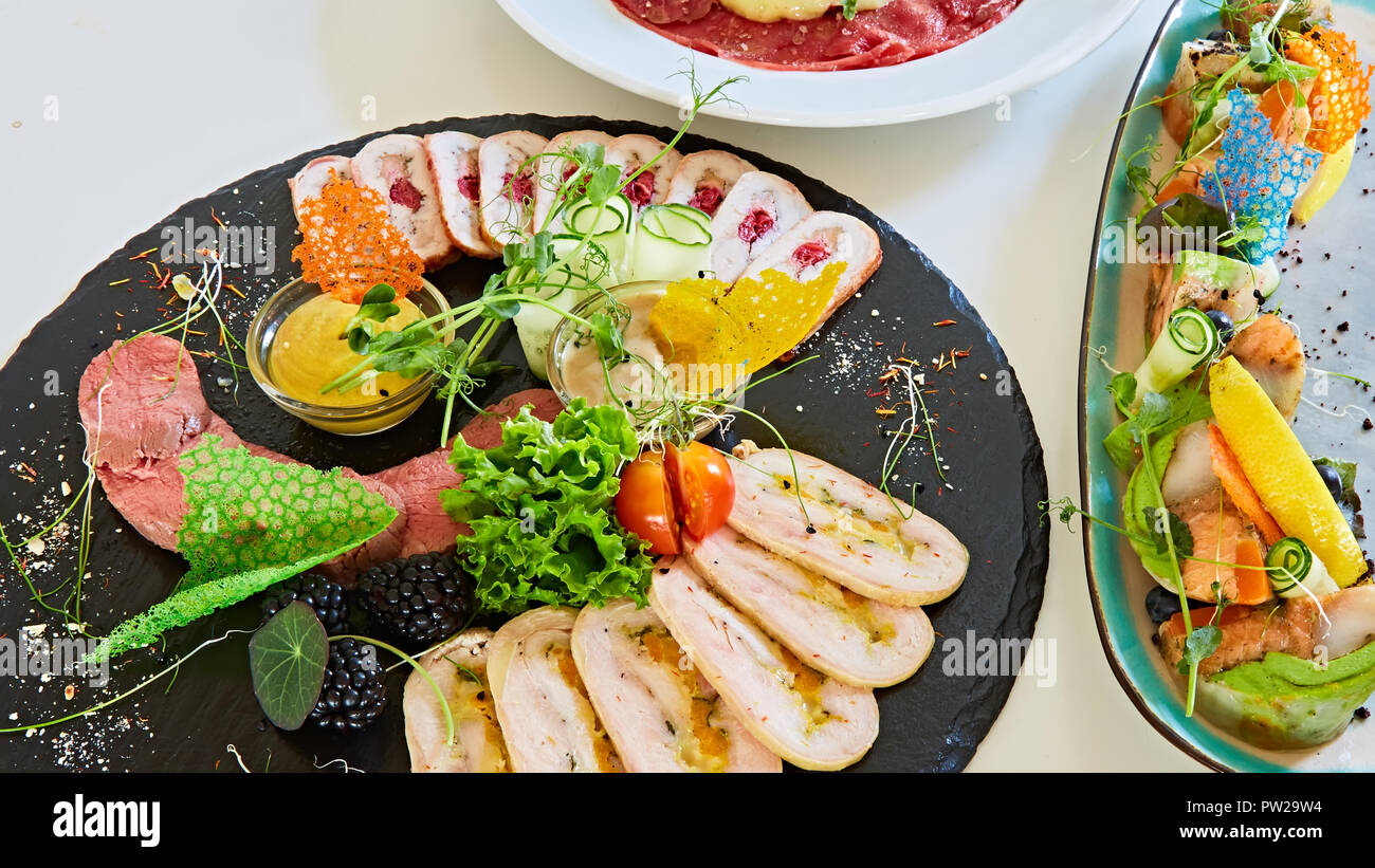Polish traditional board of cold meats hi-res stock photography and ...