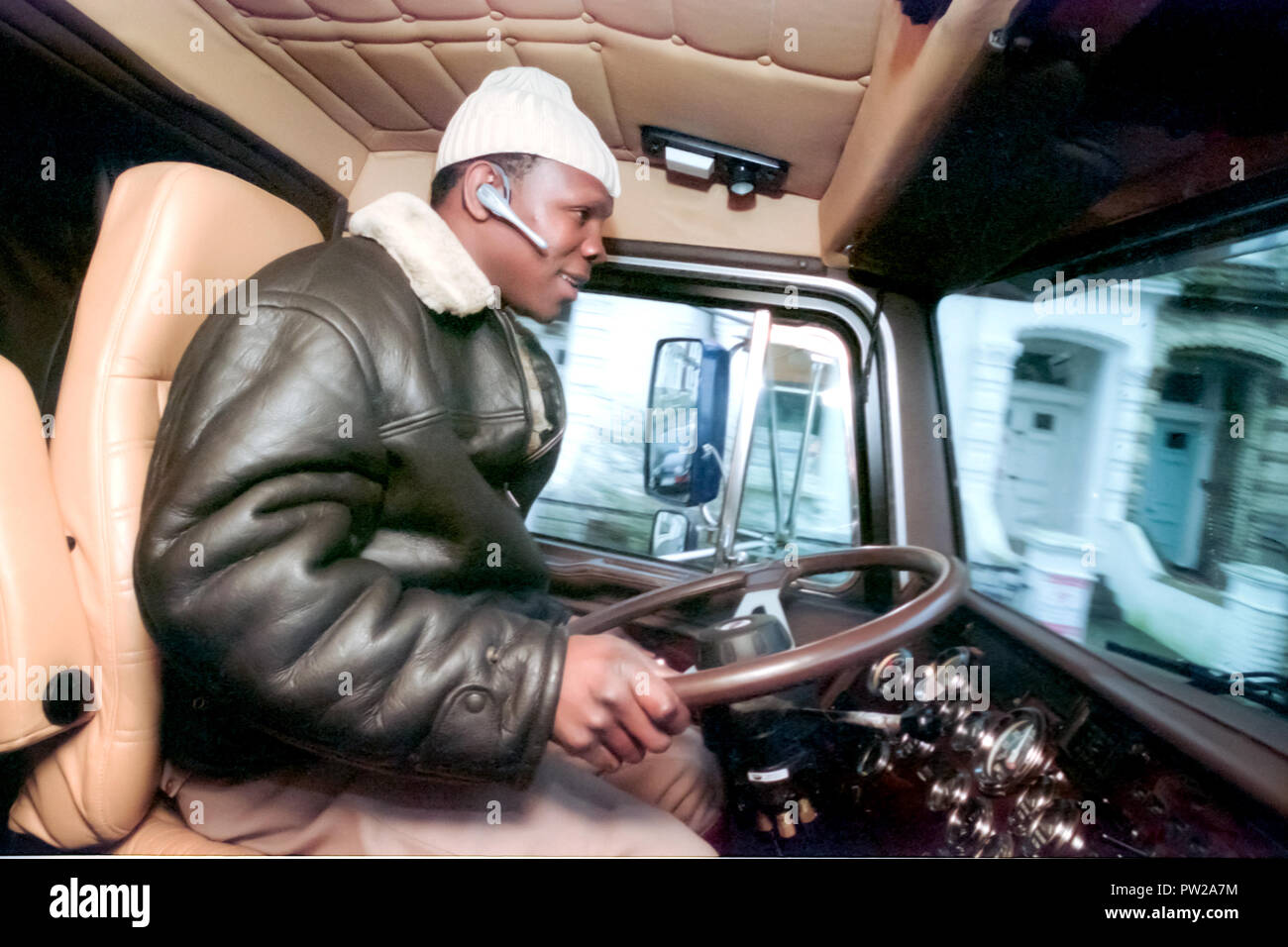 Chris Eubank and his truck in Brighton Stock Photo - Alamy