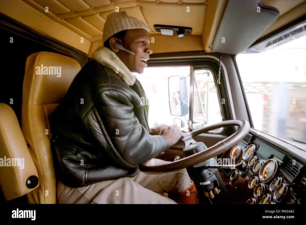 Chris Eubank and his truck in Brighton Stock Photo - Alamy