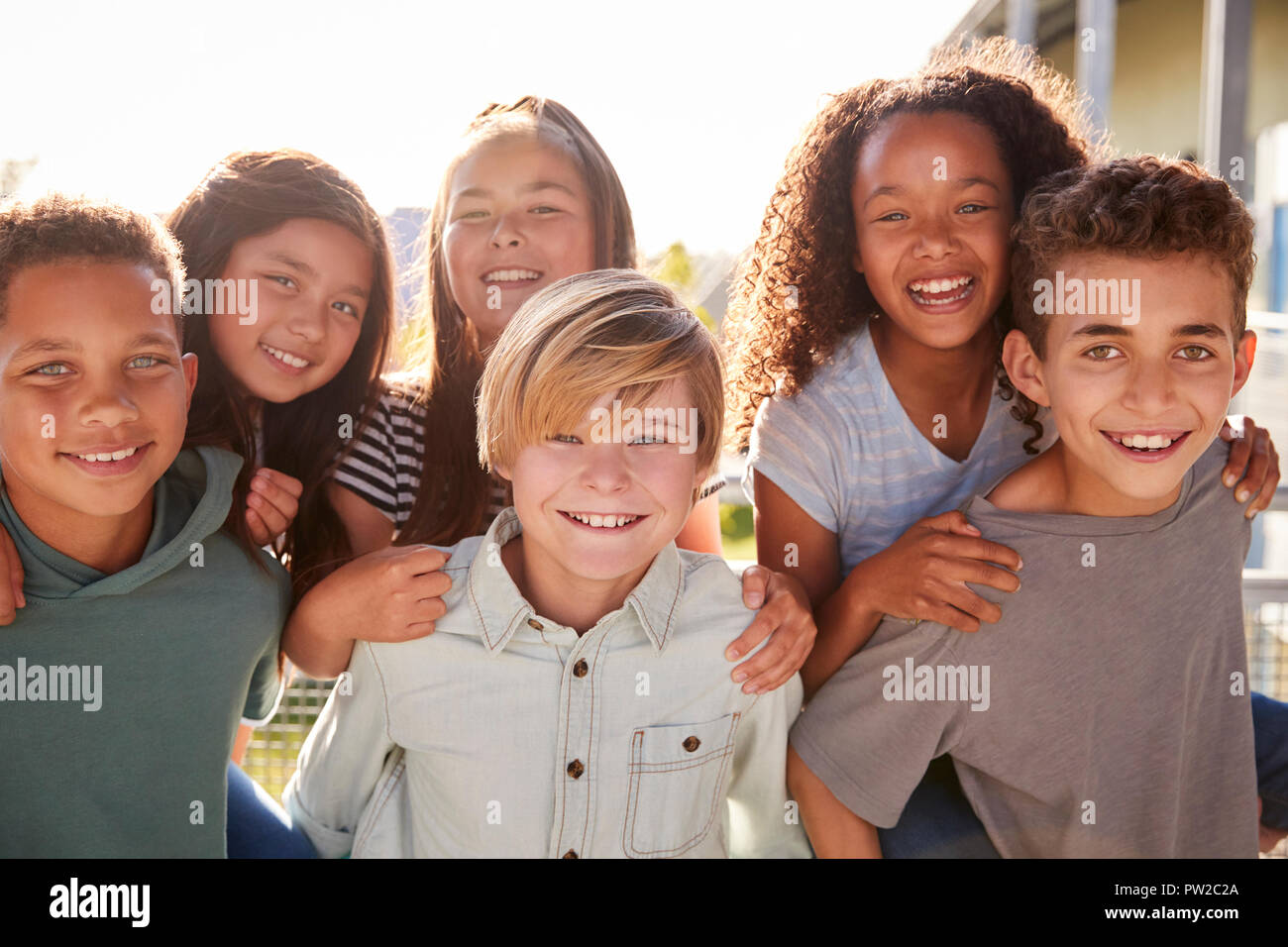 Kids playing at school break hi-res stock photography and images - Alamy