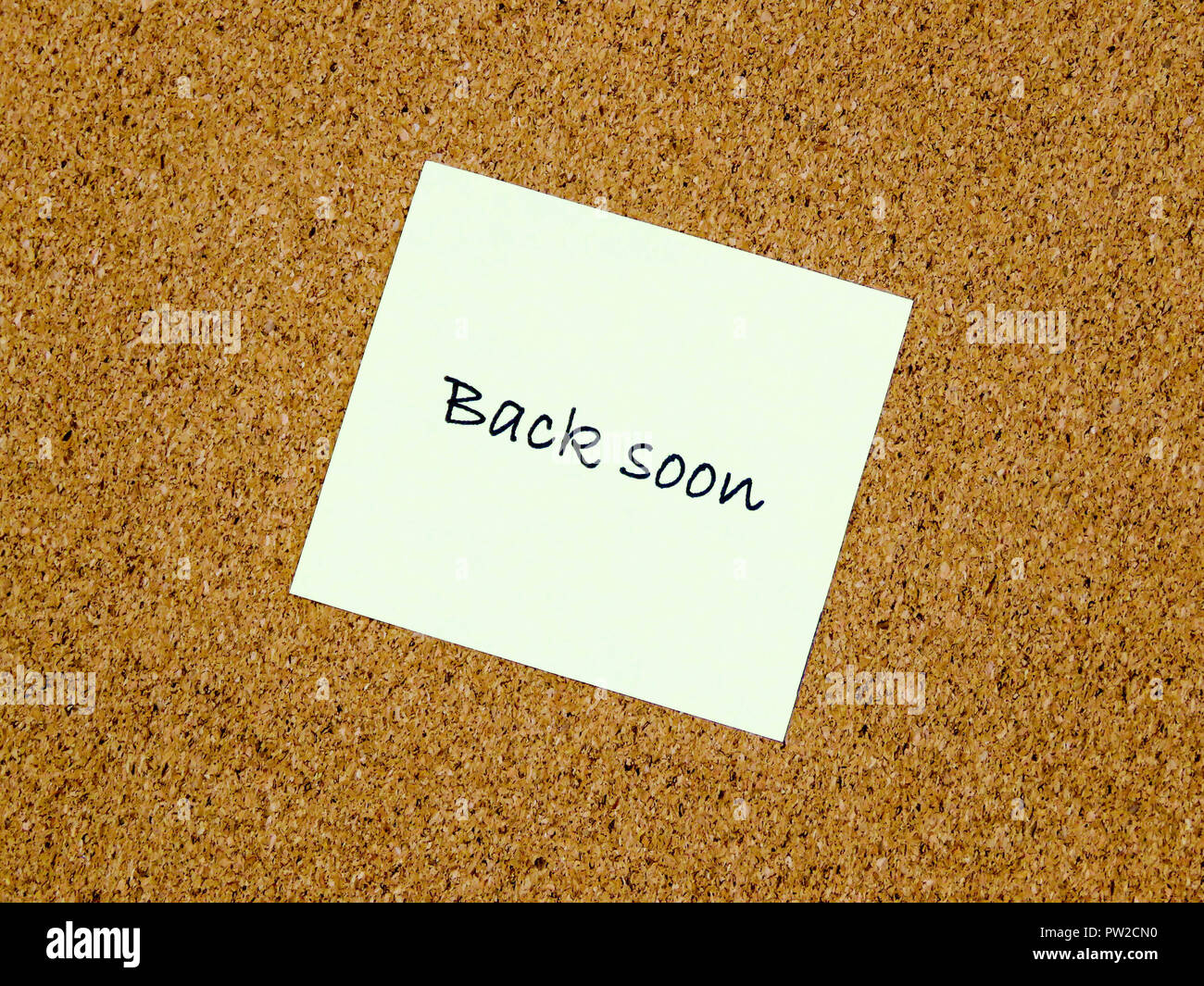 Come back soon sign hi-res stock photography and images - Alamy