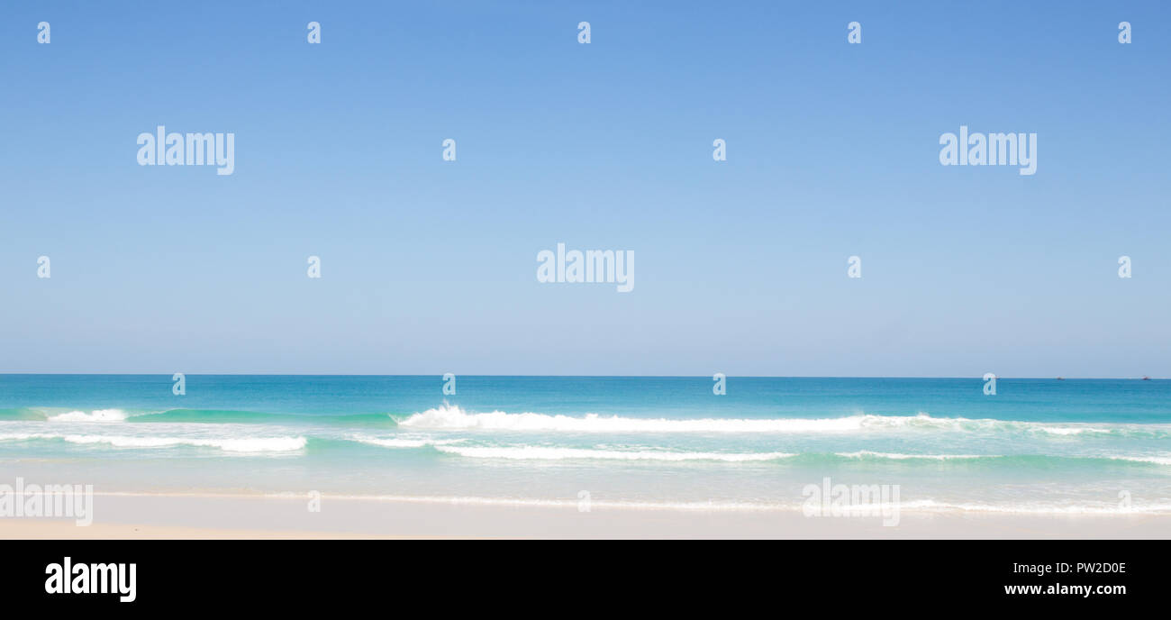 Shades of blue of the indian ocean, Borneo, Malaysia Stock Photo - Alamy