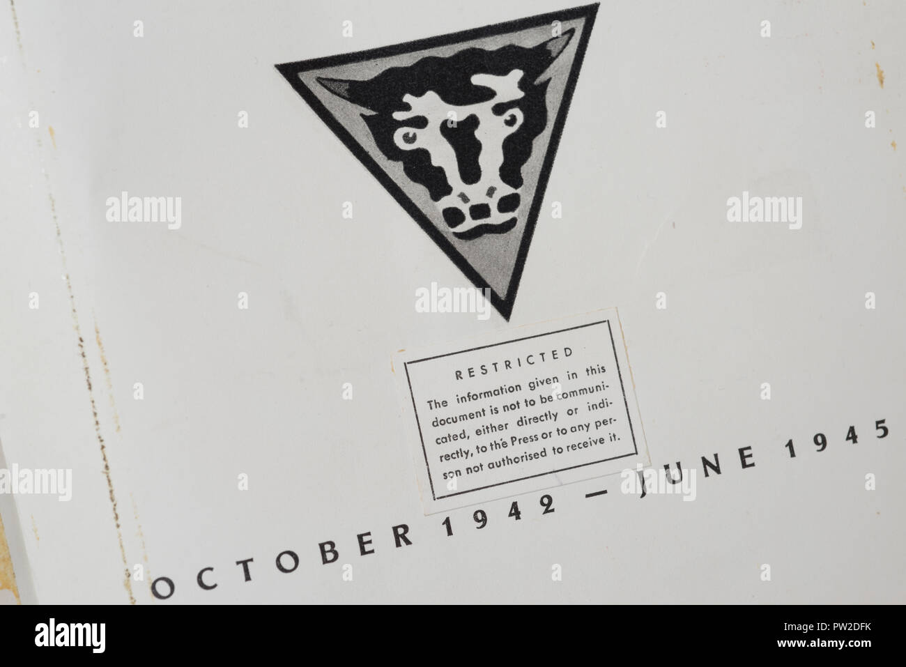 Frontispiece of The Story of the 79th Armoured Division book, published ...