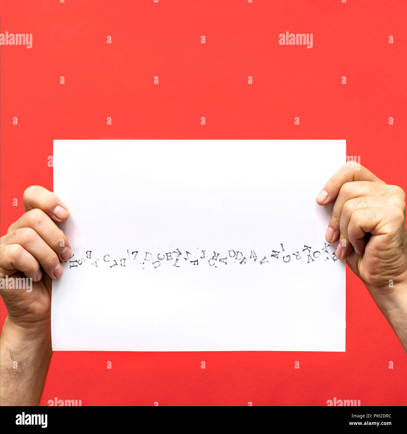 Rows of letters hi-res stock photography and images - Alamy