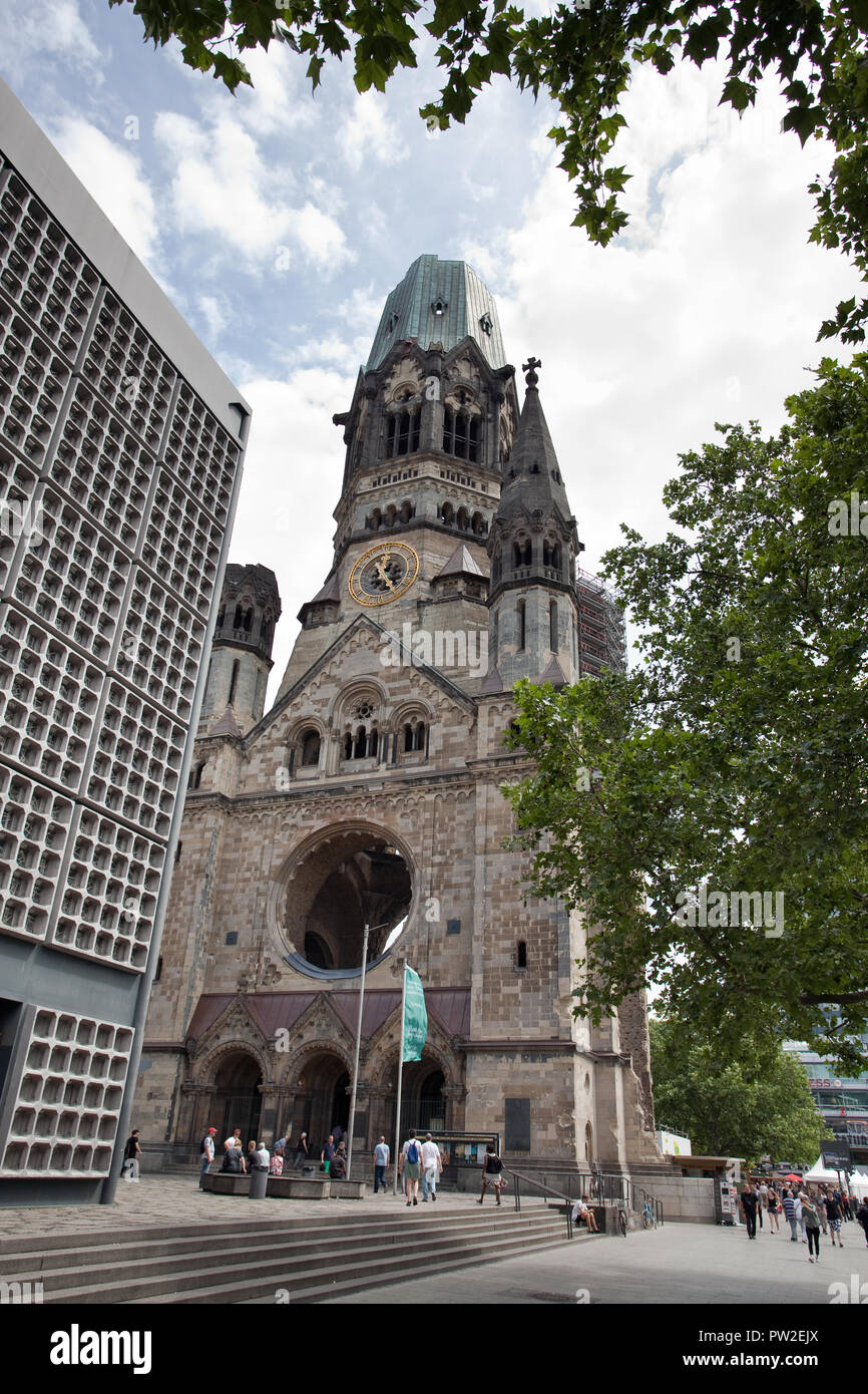 Kaiser Wilhelm Memorial Church in Berlin Germany Stock Photo - Alamy